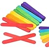 Amazon.com: 60 Pieces Jumbo Colored Popsicle Sticks, 8 Inch Natural ...