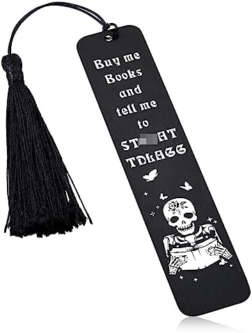 Book Lover Gifts For Women And Men Funny Spicy Reader Bookmark - "I ...