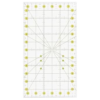 Amazon.com: Quilting Ruler 6.5" x 12" Acrylic Quilters Rulers Sewing ...