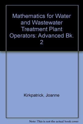 Mathematics for Water & Wastewater Treatment Plant Operators: Price ...
