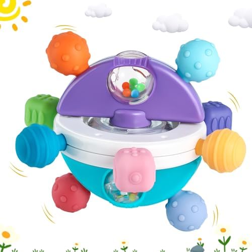 Amazon.com: Baby Sensory Teething Toys - Baby Teethers Rattle ...