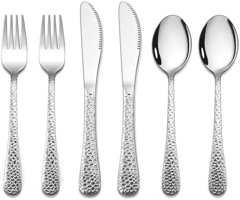 Homikit 6Pcs Kids Cutlery Set, Stainless Steel Children Flatware Sets ...