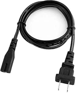 Amazon.com: Power Cord flatFig8 Cable for Singer 7256 7258 Stylist 7412 ...