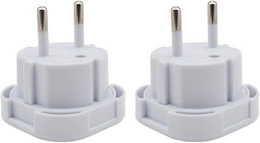 Double Dragon EU Travel Plug Adapter | UK 3 PIN to European 2 PIN Plug ...