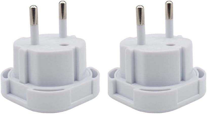 Double Dragon EU Travel Plug Adapter | UK 3 PIN to European 2 PIN Plug ...