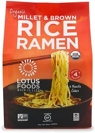 Amazon.com : Lotus Foods Wide White Rice Ramen Noodles - Gluten Free ...