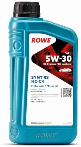 ROWE HIGHTEC SYNT RS SAE 5W-30 HC-C4, 1 Liter : Amazon.de: Auto & Motorrad