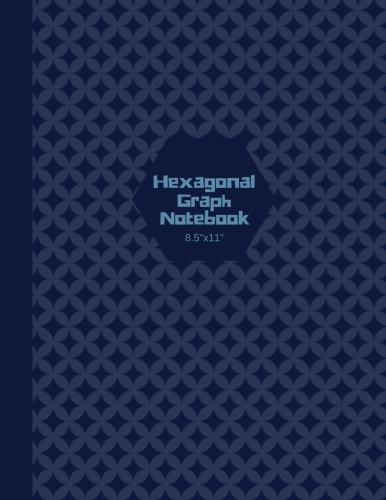 Hexagonal Graph Notebook 8.5"x11": Journal Graph Paper Work Book For ...