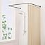 Amazon.com: Yampos U Shaped Shower Curtain Rod Brushed Nickel, [Both ...