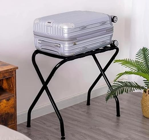 Strong Bearing Sturdy Foldable Metal Suitcase Rack Luggage Rack with ...