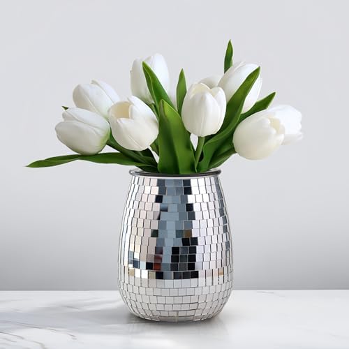 Amazon.com: 6 Pcs Disco Ball Vase Disco Ball Planter for Centerpieces ...