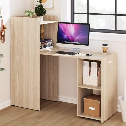 Amazon.com: Tangkula Extendable Computer Desk for Small Space ...