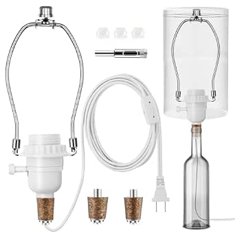Make a Lamp or Rewire Kit,DIY Bottle Lamp Wiring Kit Includes 3-Way ...