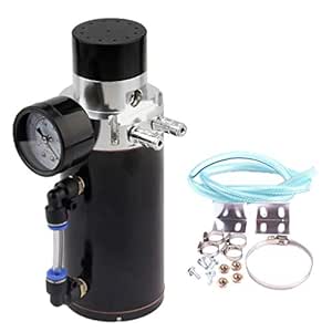 ATORSE® Universal Oil Catch Can Tank Overflow With Breather Vacuum ...