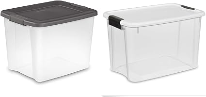 Amazon.com - Sterilite 50 Qt ShelfTote, Stackable Storage Bin with ...