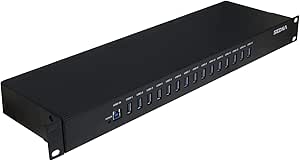 Amazon.com: SEDNA - 15 Port USB 3.1 Gen I Hub ( 5Gbps ) - 19 Inch 1U ...