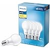 Philips 60W LED Soft White Bulbs 4-Pack with 10-Year Life