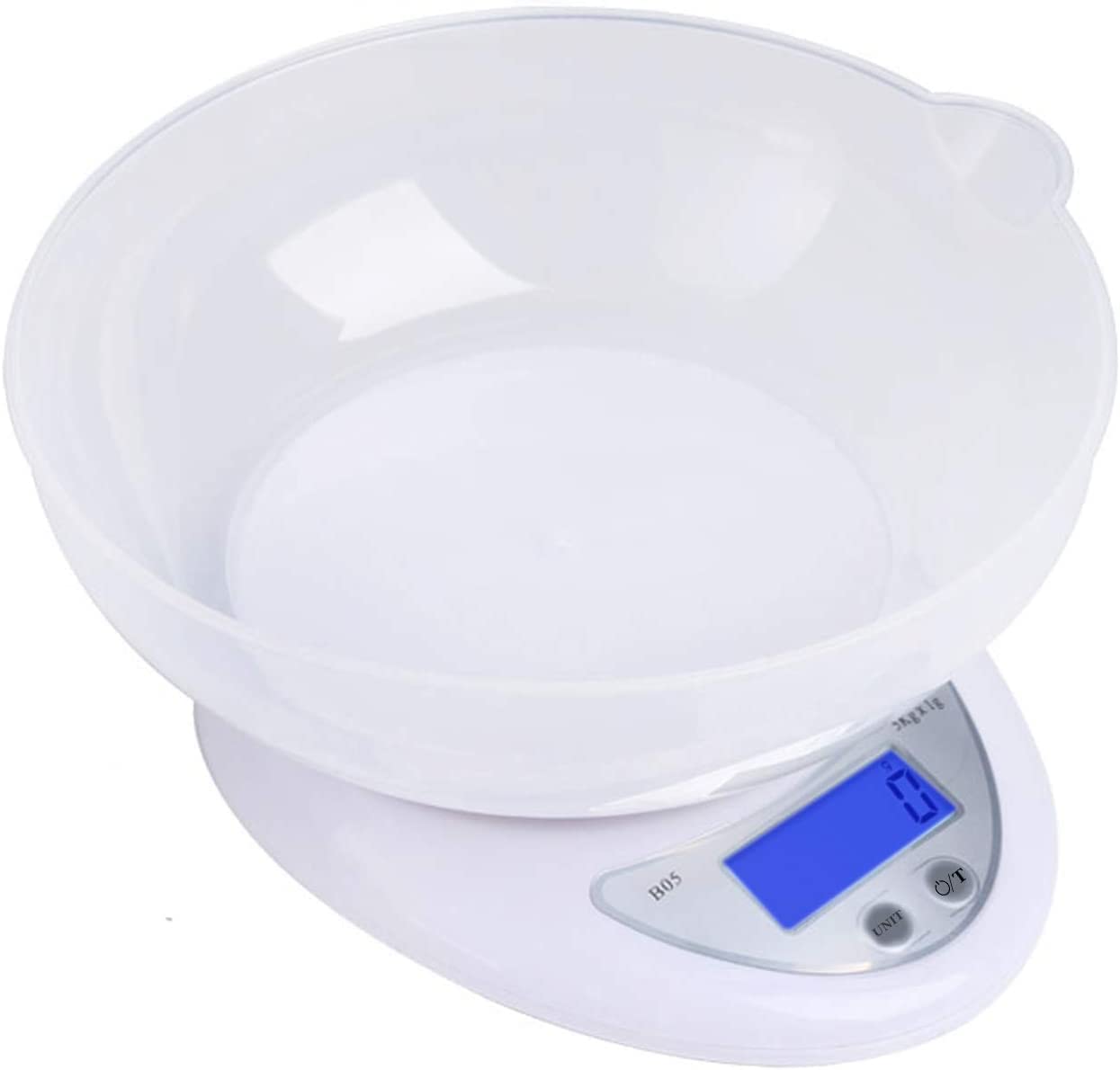 Weighing Scales Kitchen with Mixing Bowl, Multifunction Food Scale ...