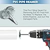 Amazon.com: PVC Pipe Reamer,7 Pcs PVC Fitting Saver Kit for Removing ...