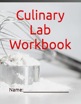 Culinary Lab Workbook: Amedee, Angela: Amazon.com: Books