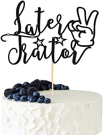 Amazon.com: Arthsdite Later Traitor Cake Topper, Relocating/Going Away ...