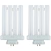 Sunlite 40531 FML27/65K/2PK Quad Tube Plug-in Compact Fluorescent Lamp ...