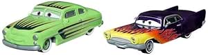 Amazon.com: Disney Pixar Cars Edwin Kranks and Greta Diecast 2 Pack ...