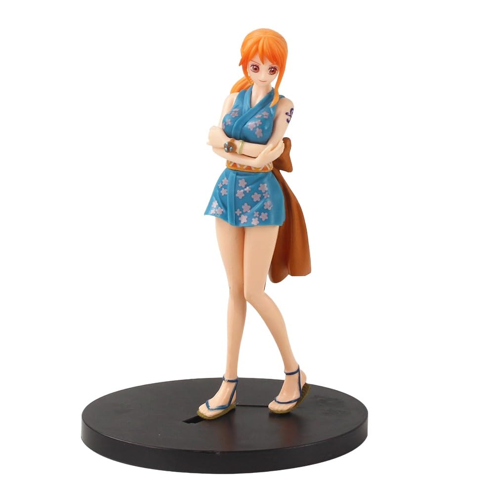 PINAKA One Piece Nami Kimono Action Figure 16cm PVC Anime Figure Weeb ...