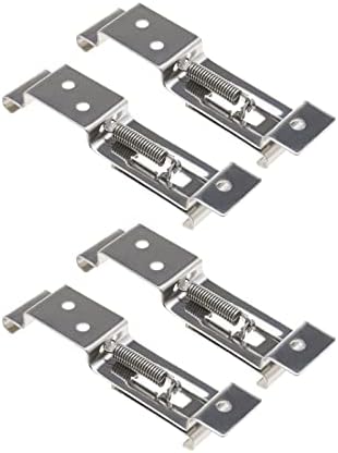 EMSea 4pcs License Plate Brackets Frame Number Plate Clips Spring ...