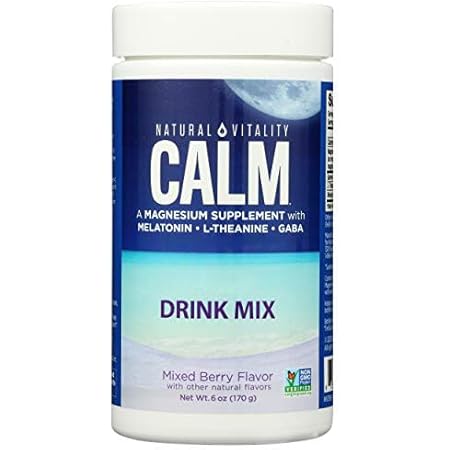 Amazon.com: Natural Vitality Calm Sleep Drink Mix with Magnesium and ...