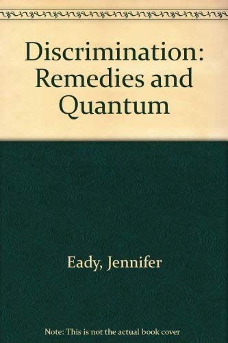 Discrimination: Remedies and Quantum: Set: Eady Lisa and Smith, Emma ...