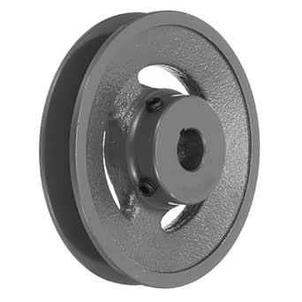 uxcell BK50-5/8 V-Belt Sheave 5/8"Bore 4.75"OD Single Groove Web Sheave ...