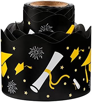 Amazon.com: Whaline 69Ft Graduation Bulletin Board Border Congrats Grad ...