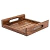 Hashcart Wood Haji Serving Tray, Standard, Brown, 1 Piece : Amazon.in ...