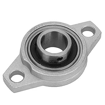 2 Pieces KFL004 20mm Flanged Ball Bearing Zinc Alloy Chrome Steel ...