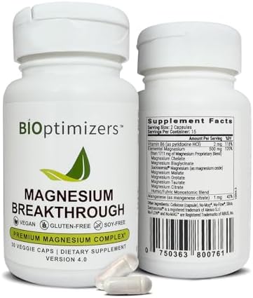 Amazon.com: BIOPTIMIZERS Magnesium Breakthrough 4.0 Supplement ...