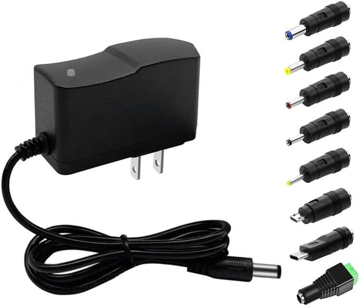 Amazon.com: 5Volt 2a DC Power Supply Adapter AC 100V-240V to DC 5 Volt ...