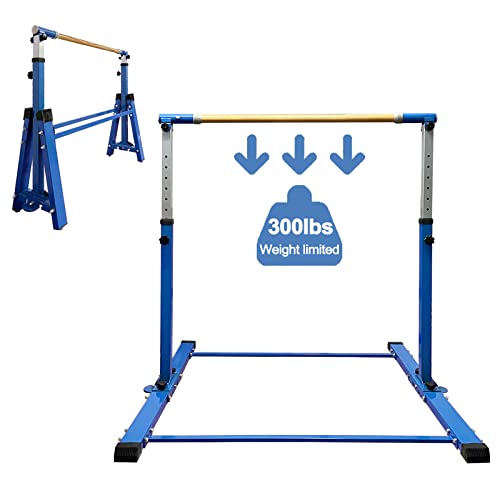 Foldable & Movable Gymnastics Kip Bar,Horizontal Bar for Kids Girls ...