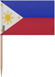 Pixelforma Philippine Flag Toothpicks in Various Sizes 100 Pieces 10 cm ...