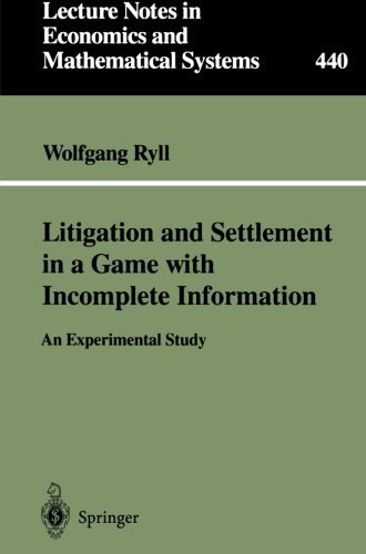 Amazon.com: Litigation and Settlement in a Game with Incomplete ...