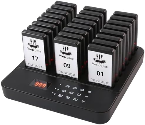 Amazon.com: LOUKIENE Restaurant Pager System, Calling Guest Customers ...