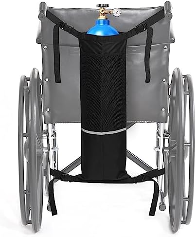 Amazon.com: Oxygen Tank Holder Oxygen Cylinders Wheelchair Bag Carry ...