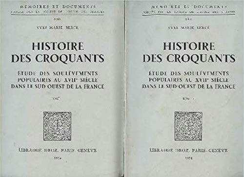 Amazon.fr - Histoire des croquants - Etude des soulèvements populaires ...
