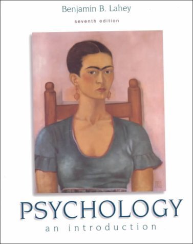 Psychology: An Introduction by Benjamin B. Lahey (2000-05-03): Benjamin ...