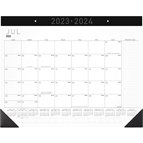 Snapklik.com : AT-A-GLANCE 2023-2024 Academic Desk Calendar, Monthly ...