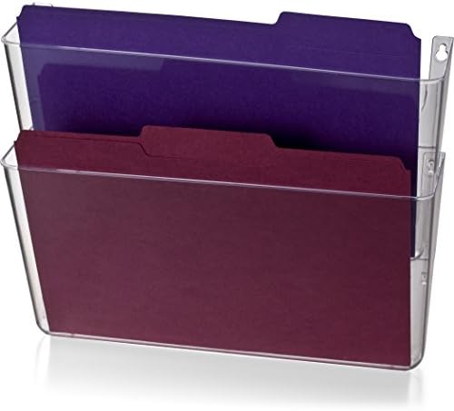 Amazon.com : Officemate Unbreakable Wall File, Letter/A4 Size, Clear, 3 ...