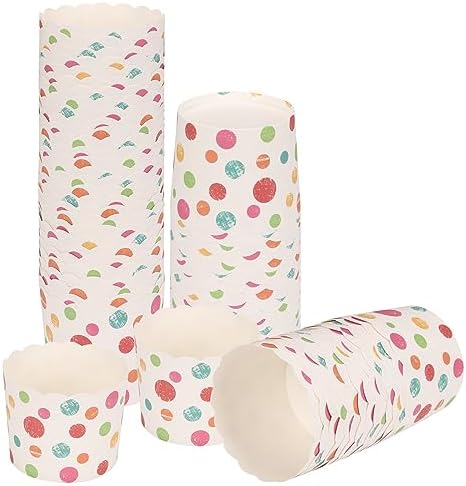 Amazon.com: Uiifan 60 Pcs Floral Paper Baking Cups Disposable ...