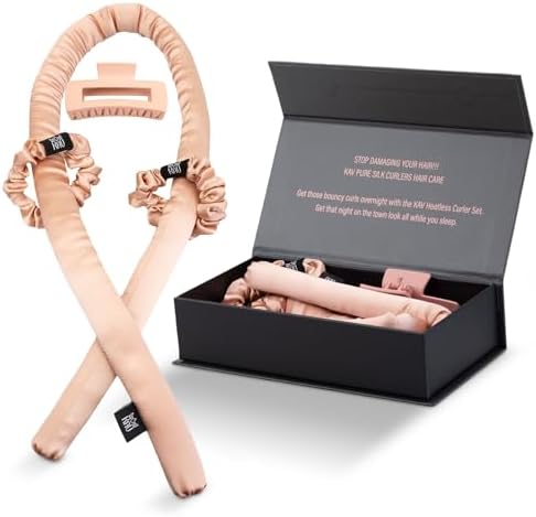 Amazon.com : Heatless Curls Overnight Blowout Rods - No Heat Curls ...