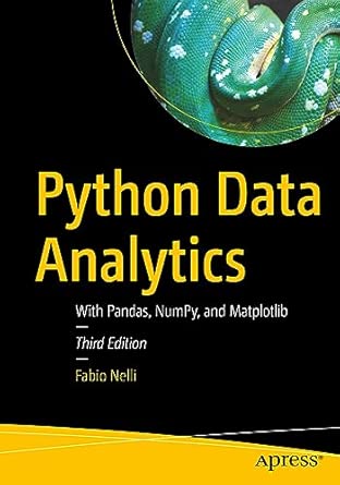 Python Data Analytics: With Pandas, Numpy, and Matplotlib | Amazon.com.br