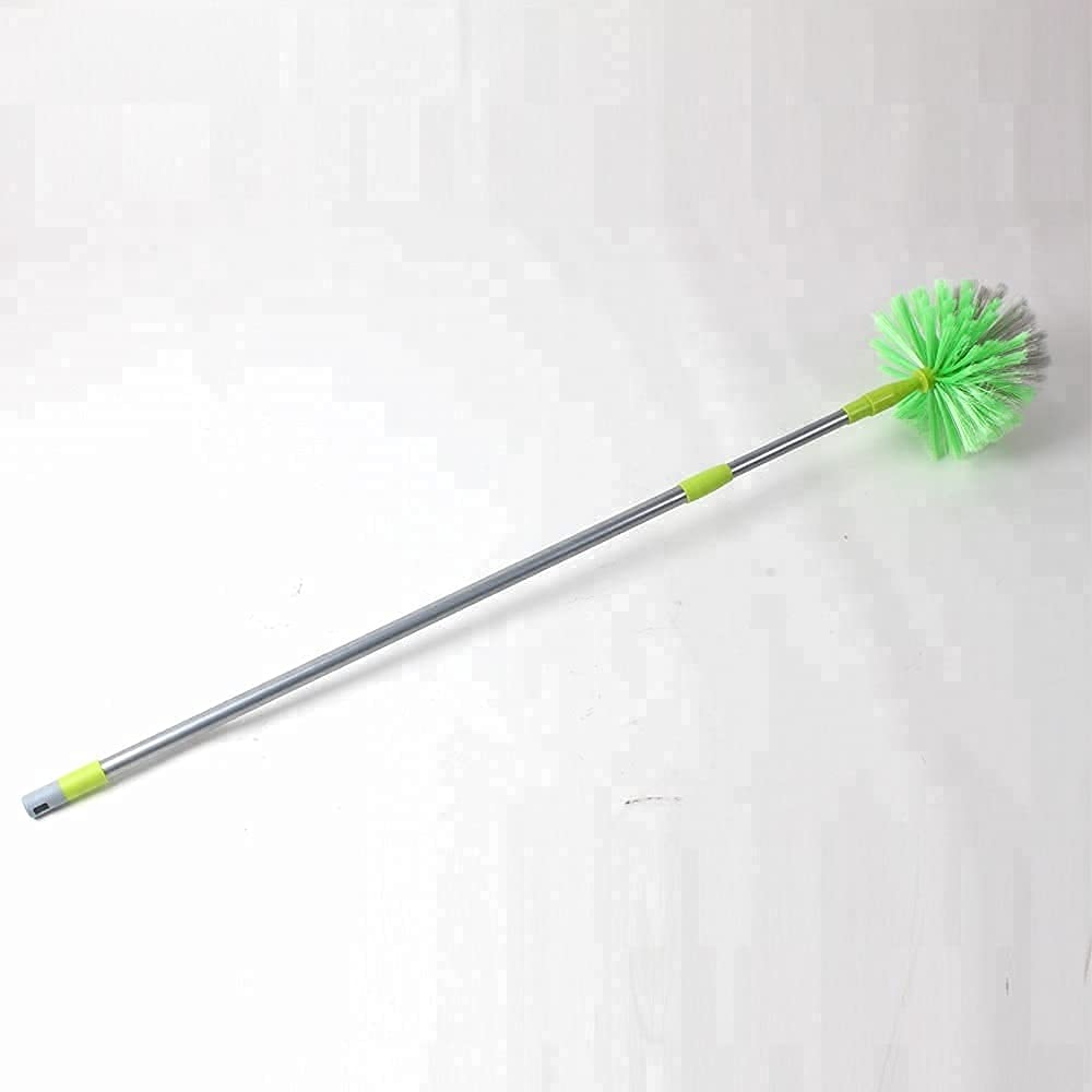 AiroMatic [5 ft, Pack of 1] Broom with Long Stainless Steel Rod and ...